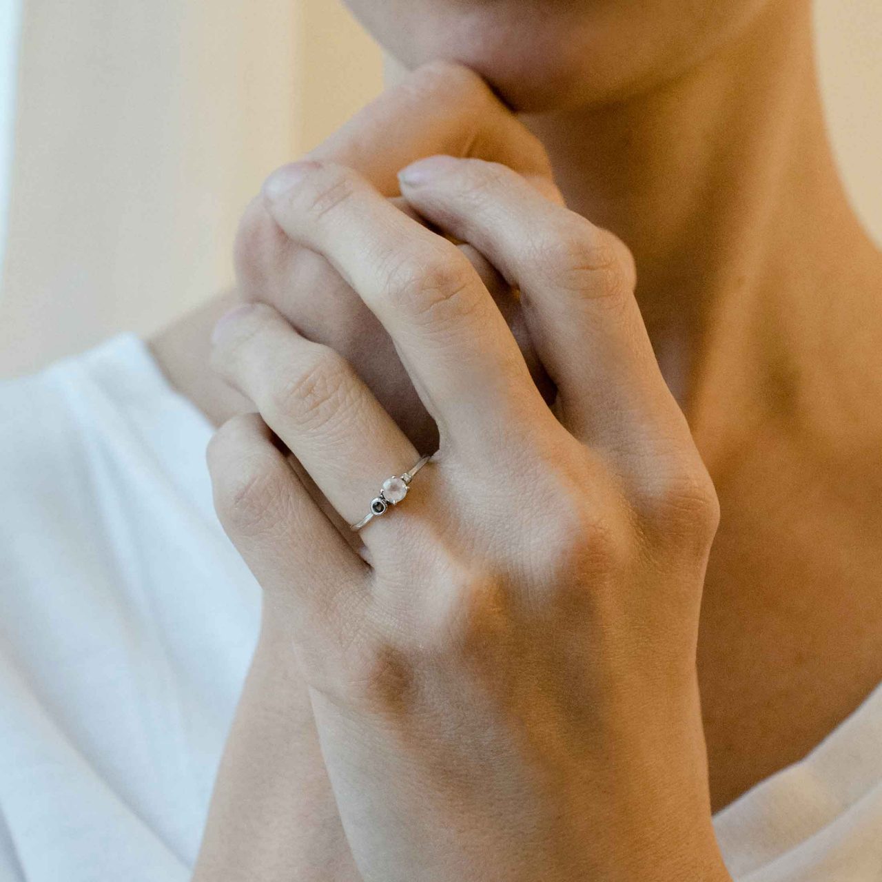 ClusterHue Prsten – turmalín, růžový safír, rubín – 27JEWELRY